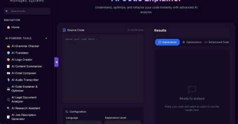 Ai Code Explainer And Optimizer Transforming Code Understanding For