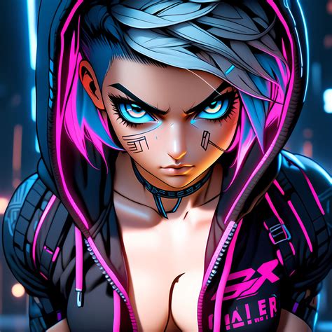Cyberpunk Girl 194 By Flunex On Deviantart