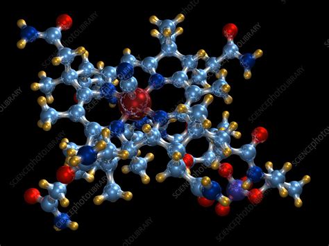 Vitamin B12 Cyanocobalamin Molecule Stock Image A6140085