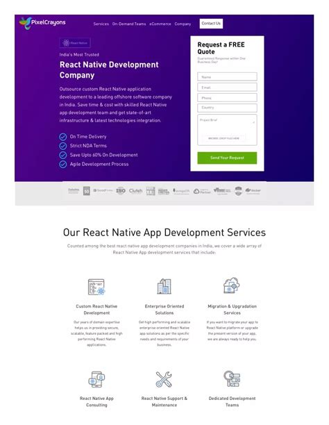 Ppt Top React Native App Development Company In India Powerpoint Presentation Id