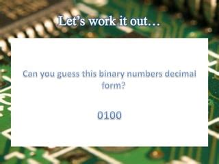 Binary Number System PPTX
