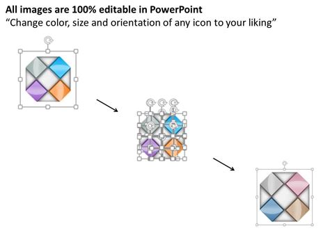 Rectangle Design For Data Representation Powerpoint Template PowerPoint Shapes