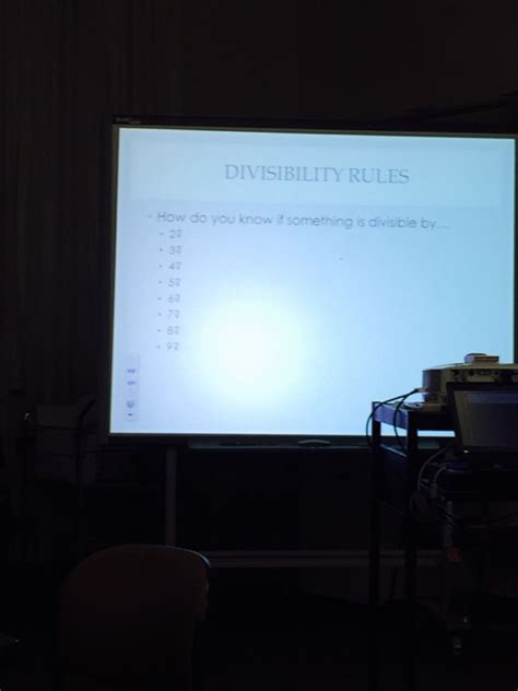 Solved Divisibility Rules How Do You Know If Something Is