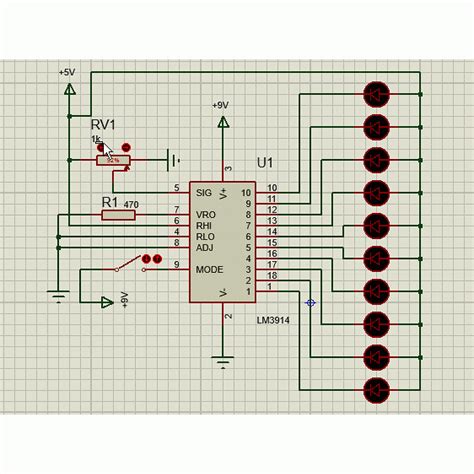 Lm3914 Analog Voltage Level Dot Bar Display Driver Ic Other
