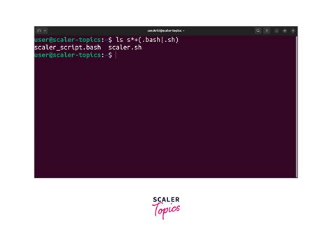What Is A Glob In Linux Scaler Topics