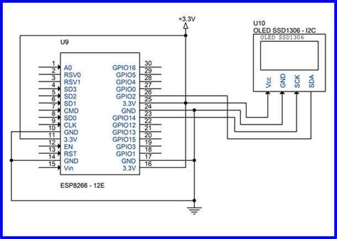 Bugworkshop 甲蟲工作室 Diy Esp8266：ssd1306 096吋 I2c Oled 屏電路（十九）