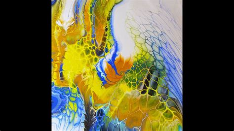 Правильный Fluid Art Интерьерная картина акрилом Youtube