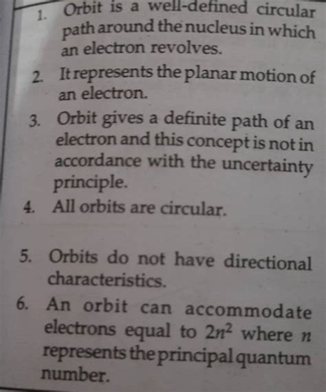 1 Orbit Is A Well Defined Circular Path Around The Nucleus In Which An E 1 Orbit Is A Well Defined Circular Path Around The Nucleus In Which An E