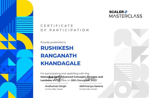 rushikesh khandagale on linkedin certificate mastering java advanced