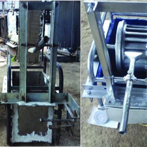 A Fabricated Parts Of The Turbine B Assembled Crossflow Turbine