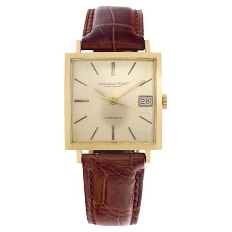 Iwc Schaffhausen 18k Yellow Gold Wristwatch Ref 1721865 For Sale At