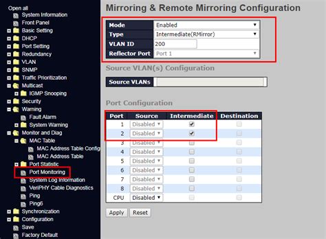 How To Setting Port Monitor