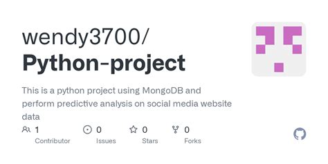 Python Projectsocial Media Website At Main · Wendy3700python Project