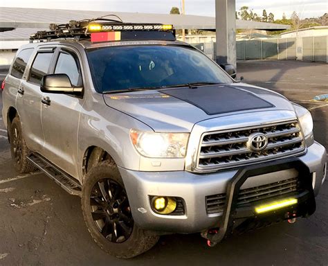 Toyota Sequoia 2nd Gen Lensun 85w Hood Flexible Solar Panel Pacific