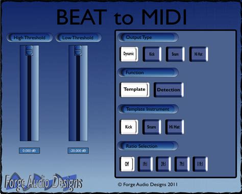 Forge Audio Designs Release BEAT To MIDI Free Beat Detection VST Bedroom Producers Blog