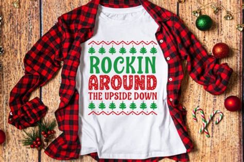 rockin around the upside down svg graphic by etcify · creative fabrica