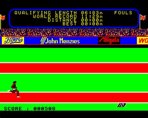 Screenshot Of Olympic Decathlon Bbc Micro 1985 Mobygames