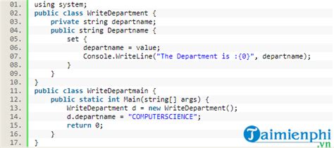 Tính đóng Gói Encapsulation Trong C Accessor Mutator Property