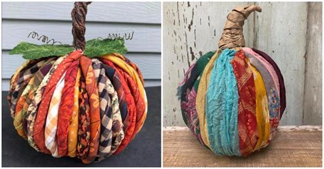 How To Make Rag Strip Pumpkin 5 Easy Steps