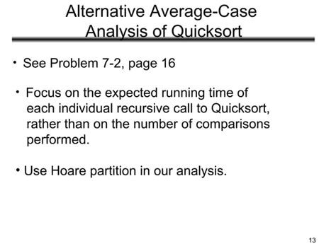 Randomizing Quicksort Algorith With Example Ppt