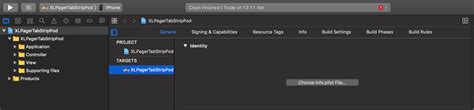 How To Tell Xcode Where My Infoplist And Pch Files Are Stack Overflow