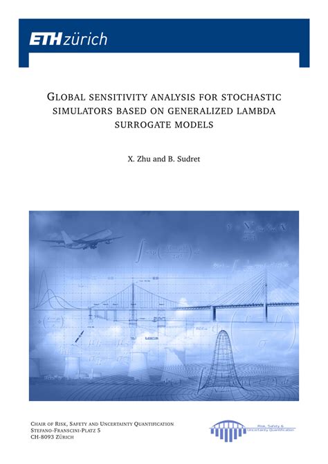 Pdf Global Sensitivity Analysis For Stochastic Simulators Based On Generalized Lambda