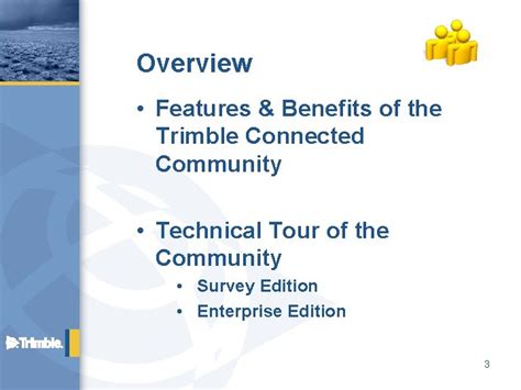 Trimble Connected Community Elements Of Trimble Access Base