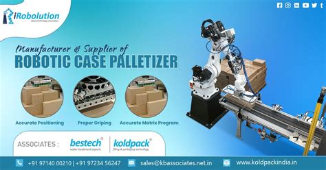 robotic case palletizing systems and solutions koldpack bestech