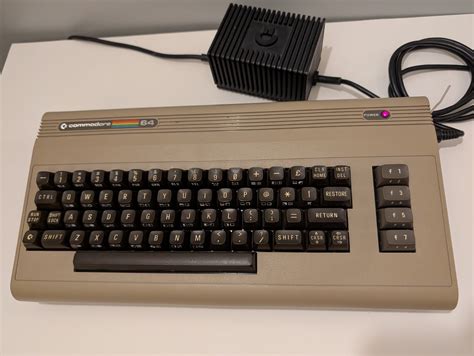Commodore 64 Personal Computer System And C2n Datasette Cassette Tape