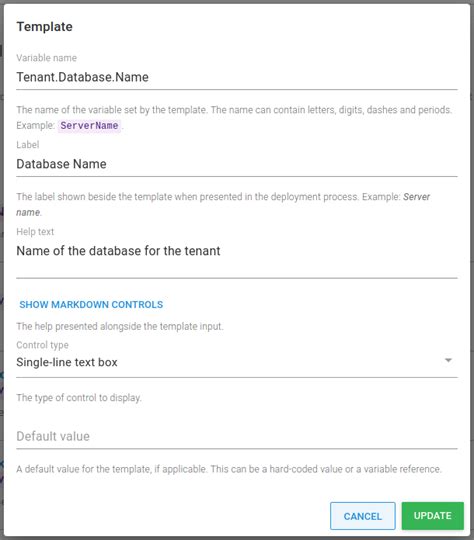 Tenant Variables Documentation And Support