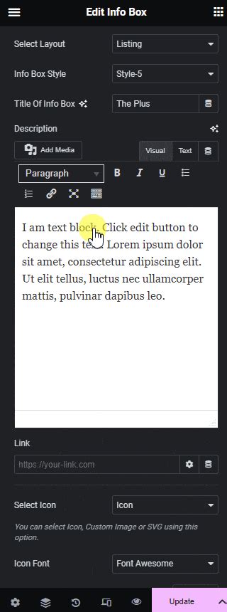 How To Add A Link To The Info Box In Elementor [full Infobox Link] The Plus Addons For Elementor