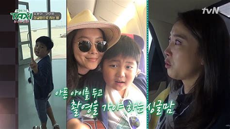 싱글맘 오윤아 눈물 아픈 아들 두고 일하러 가는 엄마 심정