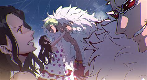 Download Donquixote Doflamingo Viola One Piece Anime One Piece Hd Wallpaper By 嘟嘟独