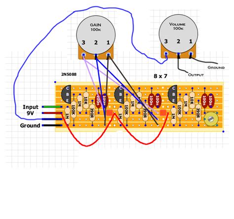 Ehx Lpb 1 Circuit Overview Stompbox Electronics 51 Off