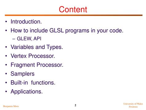 PPT Computer Graphics Lecture OpenGL Shading Language GLSL