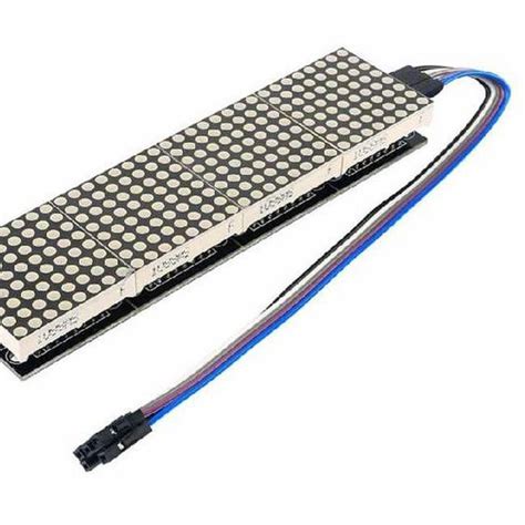 Jual Dot Matrix Max7219 Display Module 8x8 4 In 1 Red Led Arduino 32x8