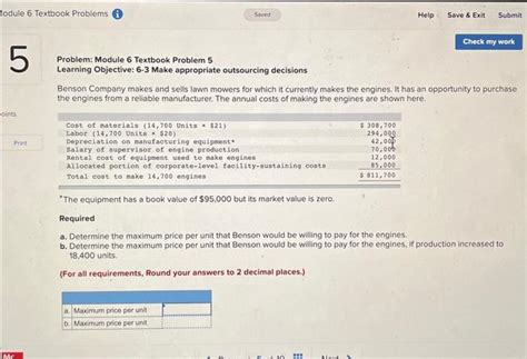 solved problem module 6 textbook problem 5 learning
