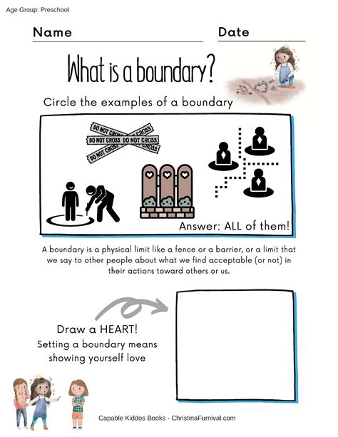 Setting Healthy Boundaries Worksheets