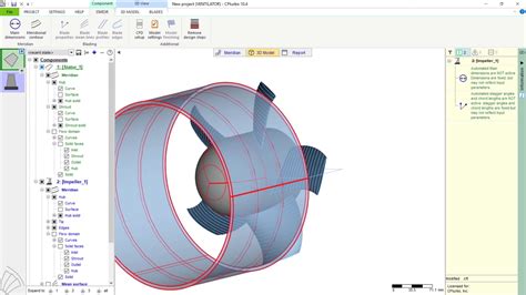 Aerodynamic Design Of An Axial Low Pressure Fan Empowering Pumps And