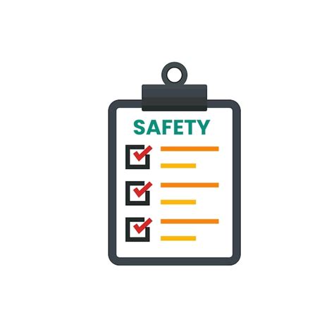 Premium Vector Safety Document List With Check Marks And Clipboard Stock Illustration