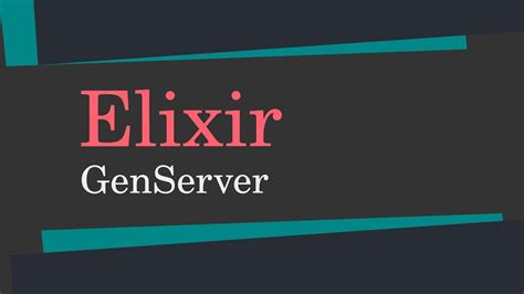 Elixir 24 Otp Genserver Youtube