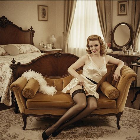 Vintage Pin Up Boudoir Sceneyou Art