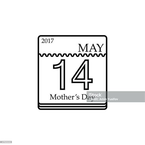 2017 年 5 月 14 日母親節風景向量日曆向量圖形及更多14 號圖片 14 號 2017 事件 Istock