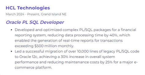 Top 12 Oracle Pl Sql Developer Skills To Put On Your Resume