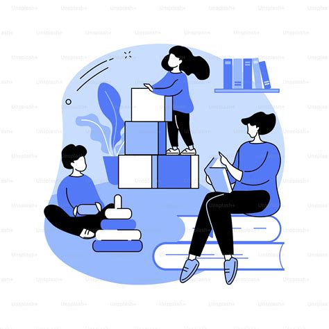 보육원 추상 개념 벡터 그림 고품질 유치원 프로그램 협동 조합 및 사립 보육원 교육 공간 이중 언어 유치원 유아 추상 은유를 외칩니다 벡터 Unsplash의