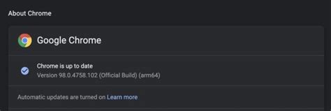 How To Update Your Google Chrome Browser Android Authority