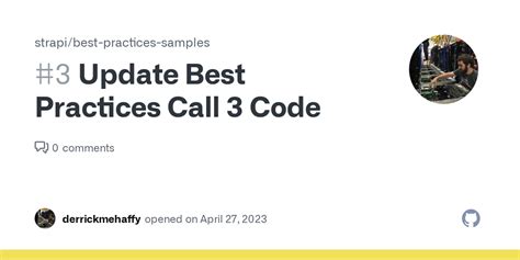 Update Best Practices Call 3 Code · Issue 3 · Strapibest Practices