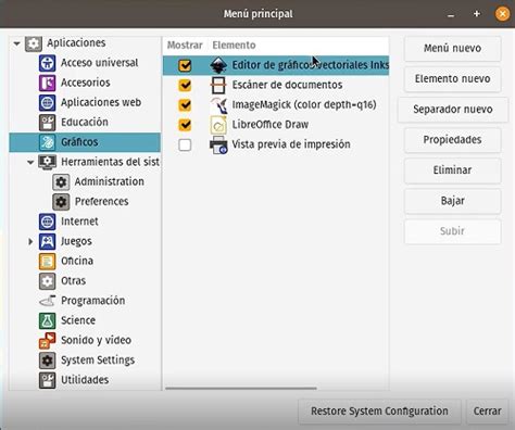 Descargar e instalar un editor de menú simple Alacarte para Linux