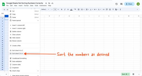 Google Sheets Not Sorting Numbers Correctly FIX