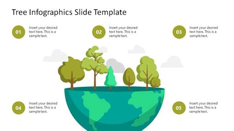 Tree Infographics PowerPoint Template Google Slides